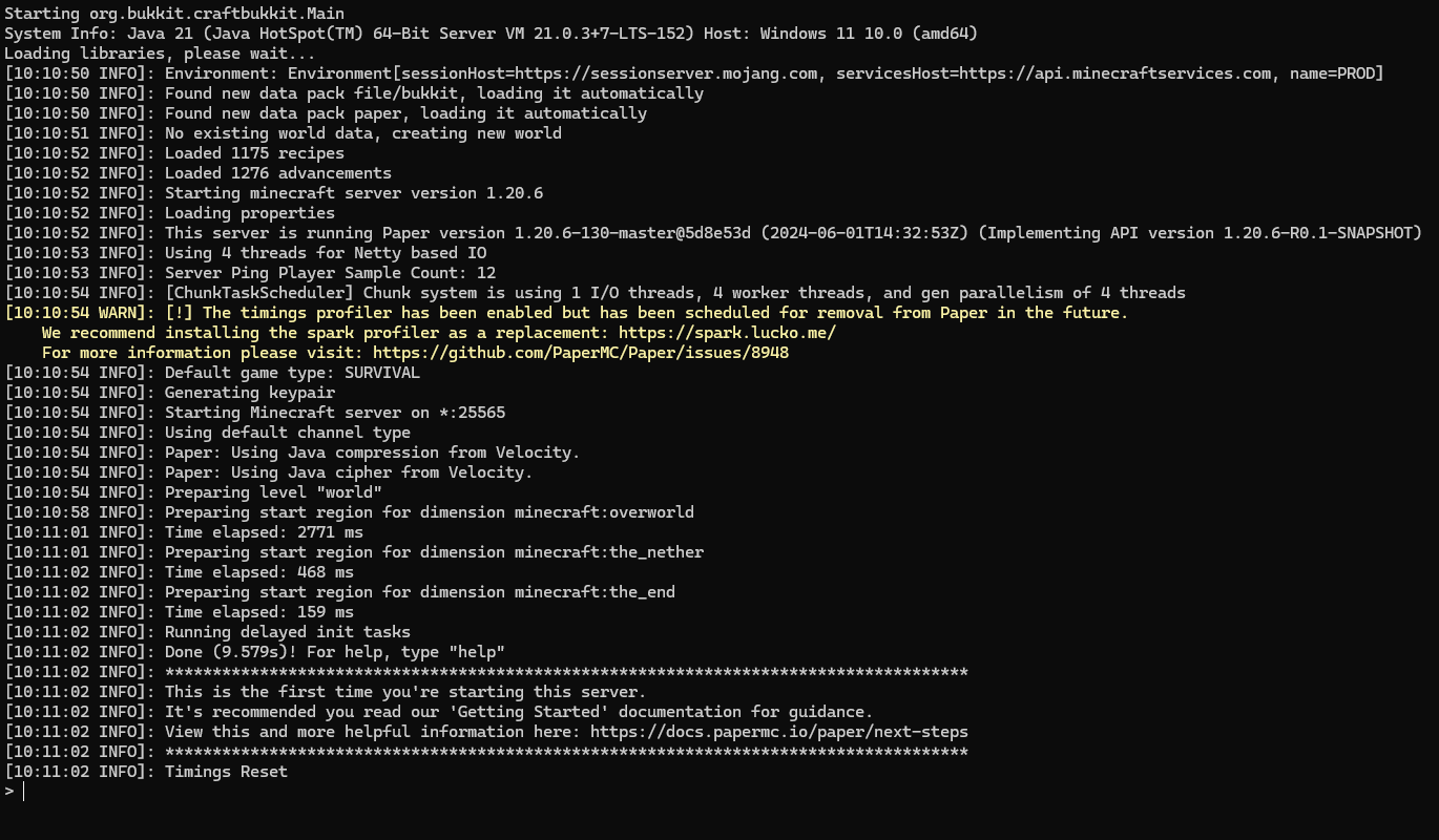 【PaperMC】マイクラサーバーの構築方法 (Windows)