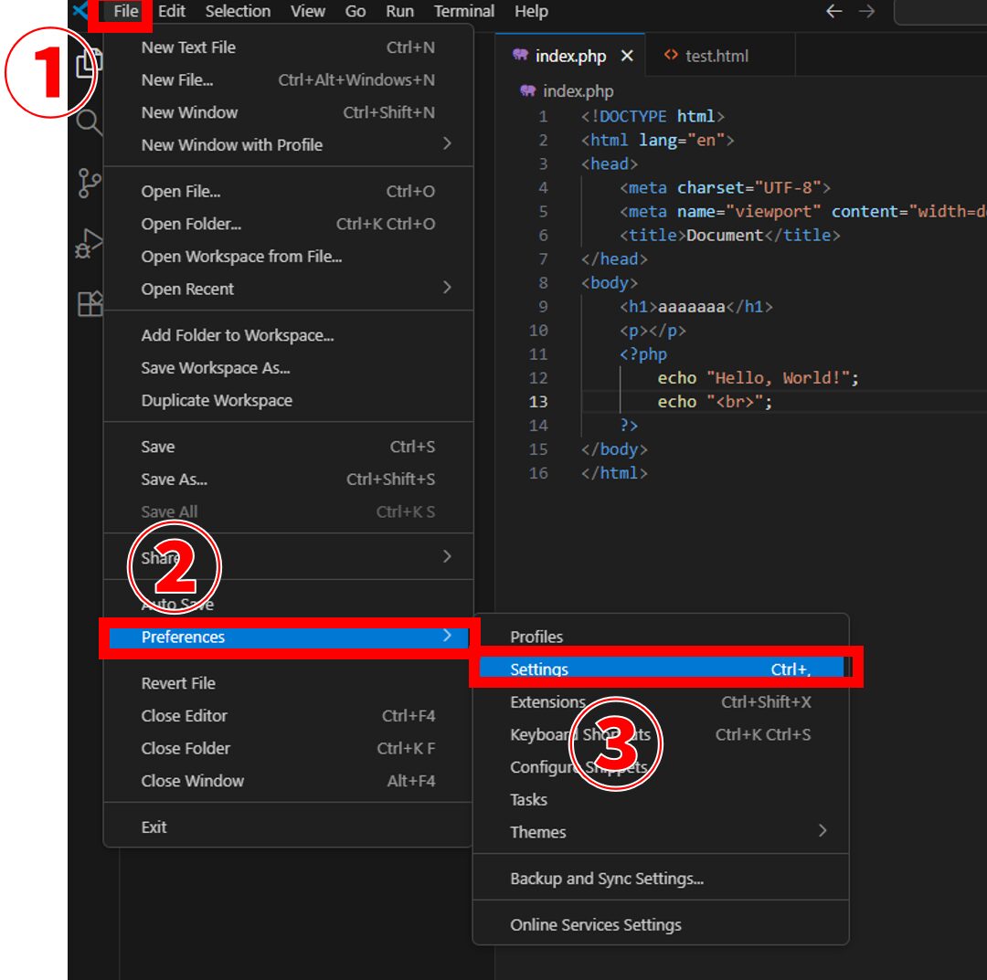 Live Server(Five Server)でVSCodeのPHP環境を簡単構築